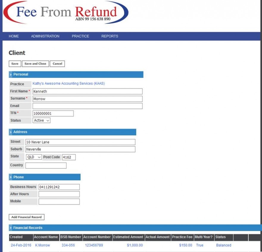 On-line system to manage the refund process - How it works